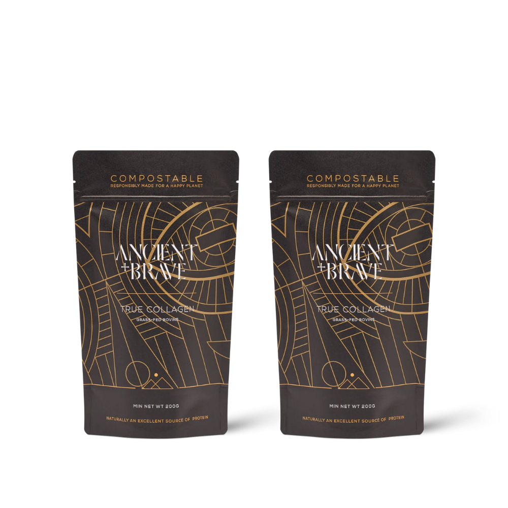 Ancient + Brave True Collagen Duo Pouch: Nourish Your Skin & Wellness
